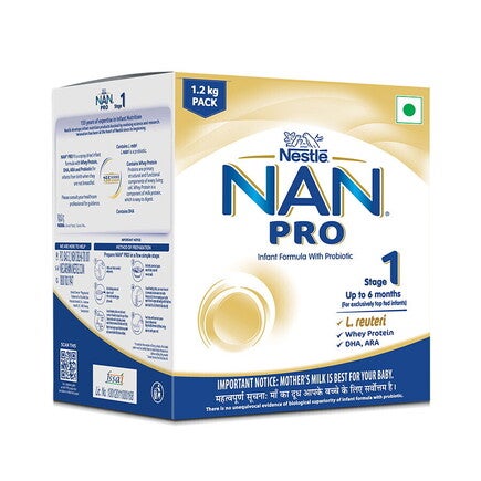 Nestlé NAN PRO 1 How to Use - Formula Up to 6 Month, 1.2kg | FamilyNes